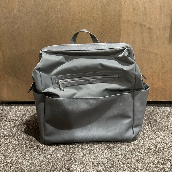 BEIS | Bags | Beis Diaper Backpack In Gray Used A Few Times | Poshmark